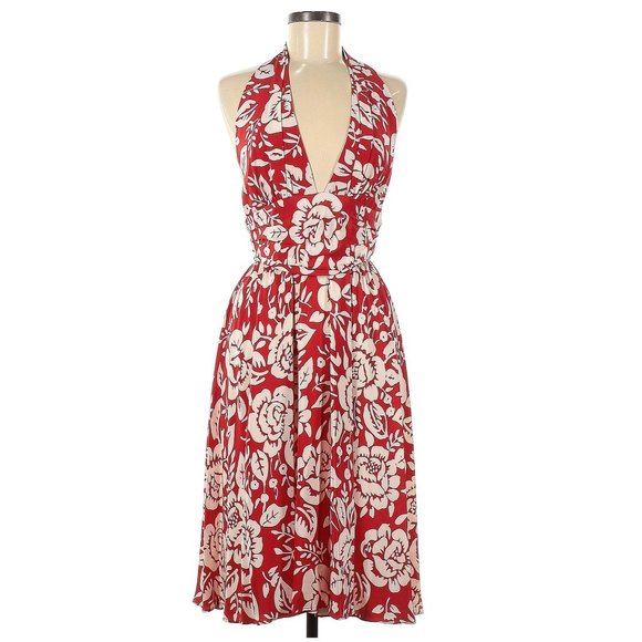 Moda International | Dresses | Silk Halter Dress New | Poshmark